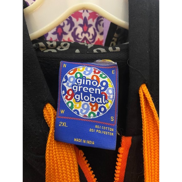 Gino Green Global | Shirts | Rare Vintage Y2k Gino Green Global Hoodie ...